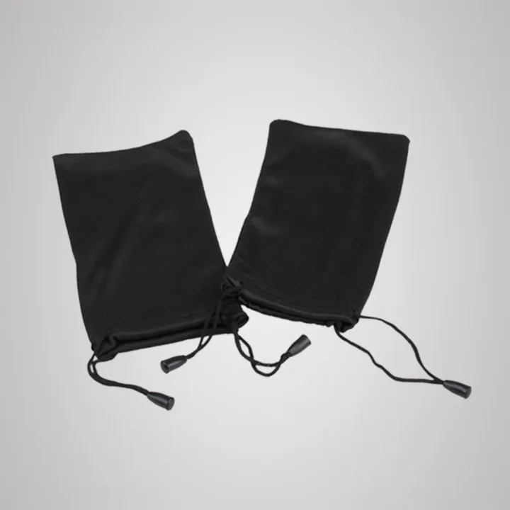 Gadgets-02 2pcs Soft Slim Sunglasses Pouch with Drawstring Closure Ice ...