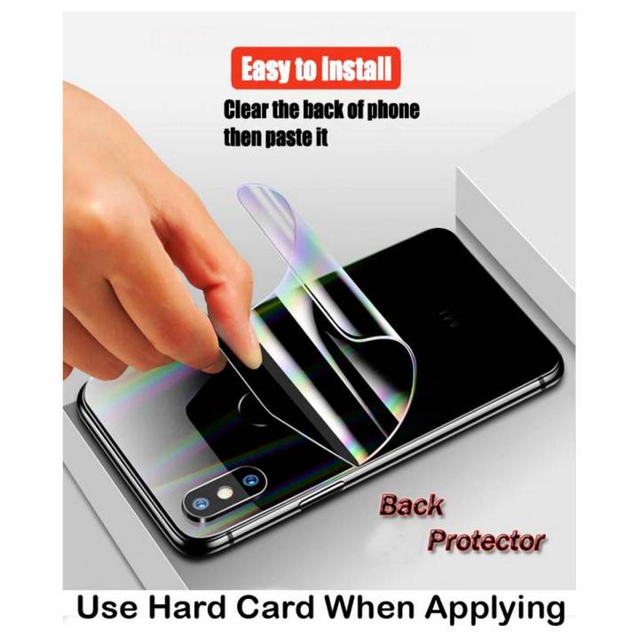 Tecno Spark 4 Back Crystal Jell Protactor | Daraz.pk