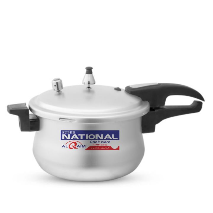 National Belly Pressure Cooker Grooved Best Quality Ever | Daraz.pk