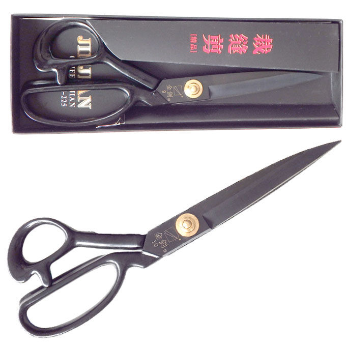 HM Taiwan Standard Tailoring Scissors | Black | Rubber Grip | 12 Inches ...