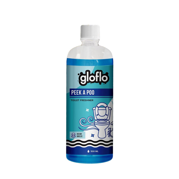 GloFlo Peek A Poo Ocean Breeze 500ml | Daraz.pk