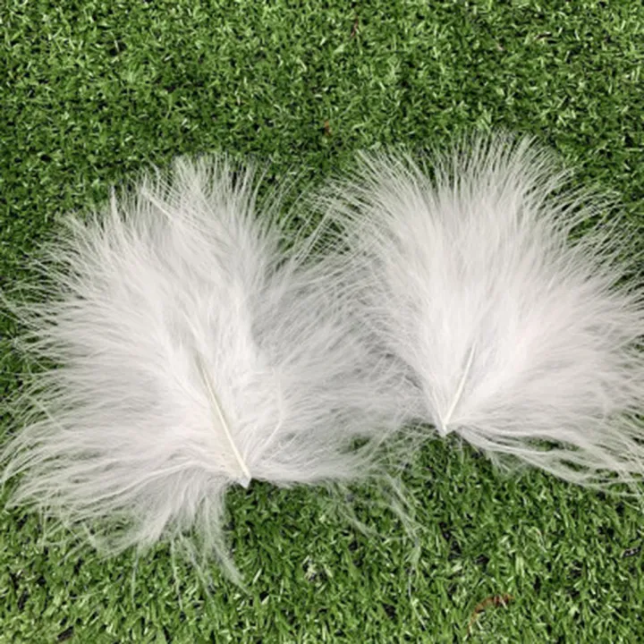 Wedding Daily Photo Personality Sweet Feather Hair Accessories 1Pair Ins Super Fairy White ...