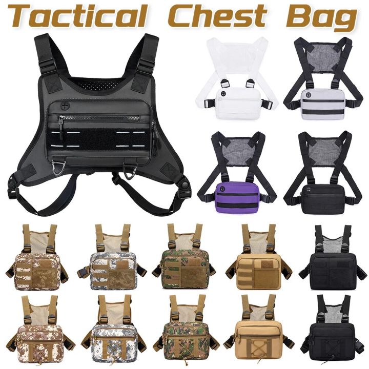 Tactical Chest Bag Multi-function Front Chest Pack Men Chest Rig Bag ...