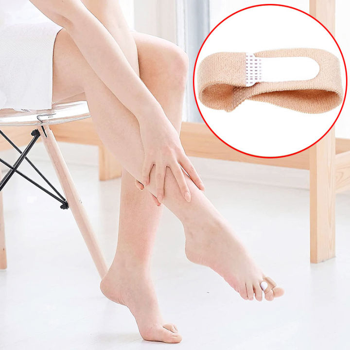 2Pcs Toe Finger Straightener Bend Toe Valgus Corrector Bandage Toe ...