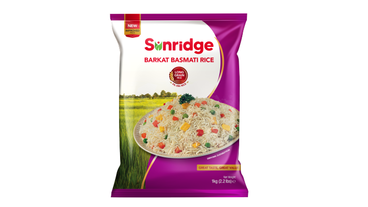 Sunridge Barkat Basmati Rice 1Kg | Daraz.pk