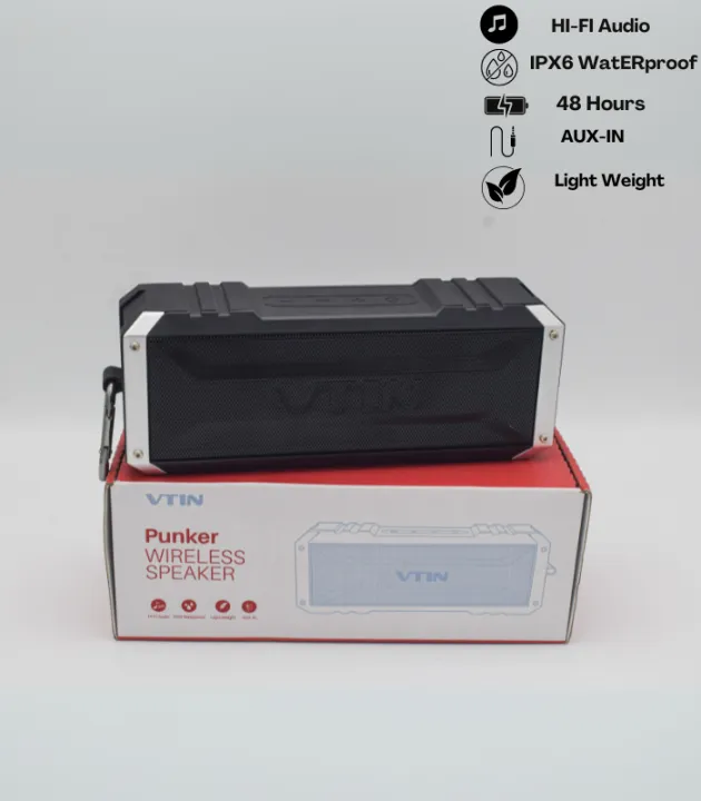 VTIN Punker Portable Wireless Bluetooth Speaker With Huge Battery ...