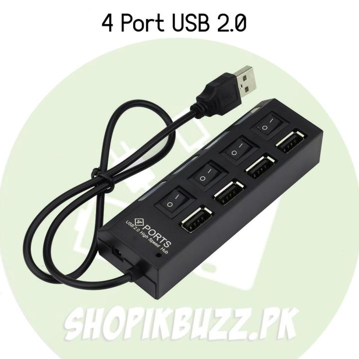 Multi Port USB Hub High-Speed USB Humanoid Splitter Cable Adapter for ...