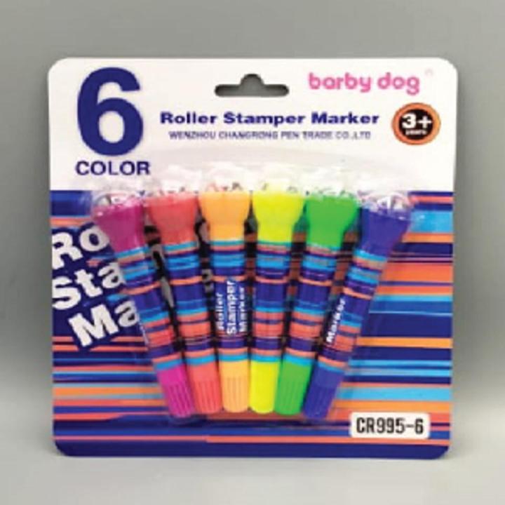 Stamp Markers 6 colors Markers and Stamp | Daraz.pk