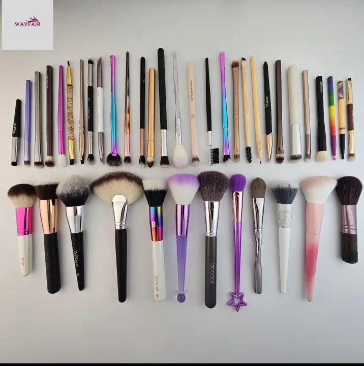 7-Piece Makeup Brush Set – Professional Kabuki, Foundation, Concealer ...