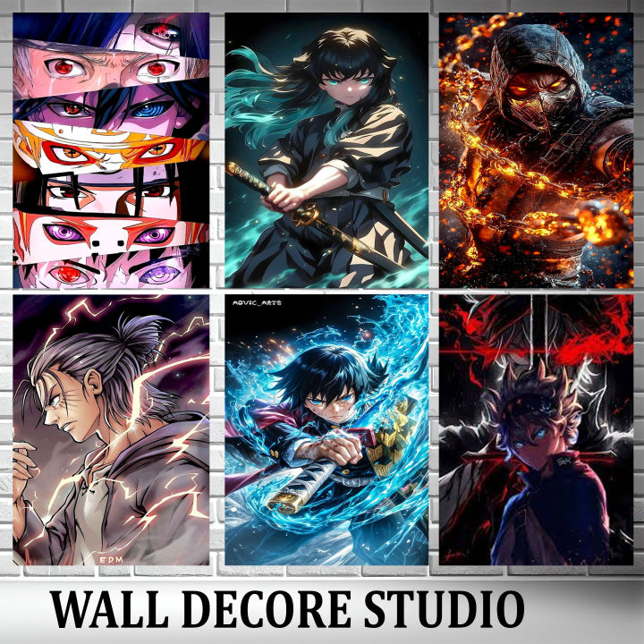 Anime Posters Set of 20 Premium Glossy Print Posters 10 x 15 cm High ...