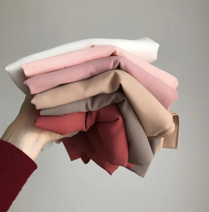 Georgette Chiffon Hijabs | Hijab For Girls | 20+ Colors Available ...