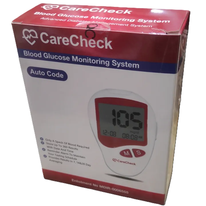 CareCheck Blood Glucose Monitoring System🩸 Auto Code | German Precision ...