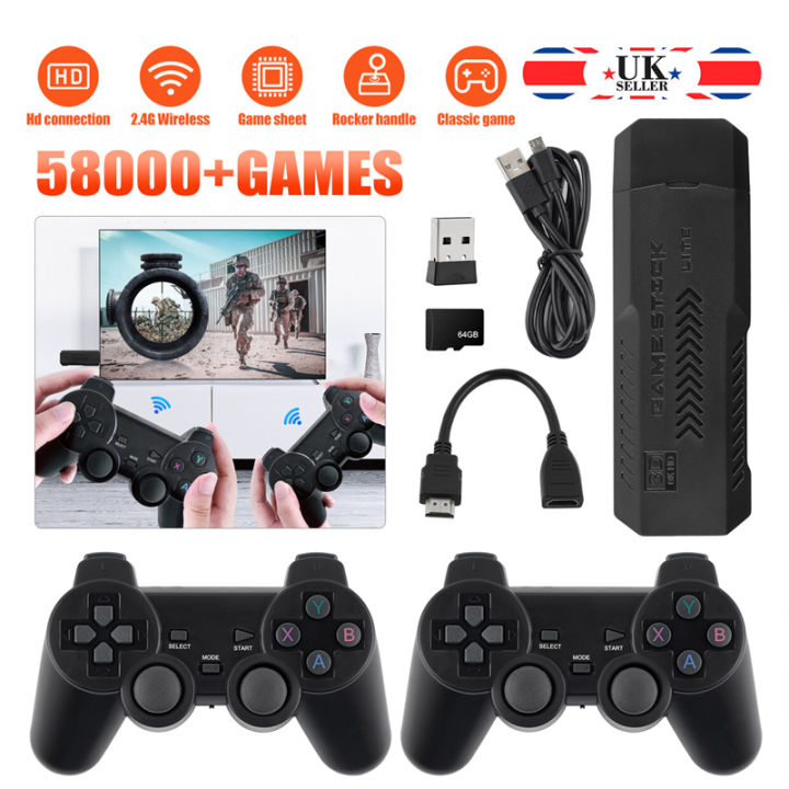 Game Stick X2 and X2 Plus 64GB 37,000 and 33,000 Plus Games 4K Game ...