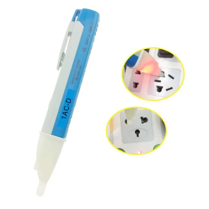 Electric Indicator 90-1000V AC/DC Voltage Detectors Non-Contact Tester ...