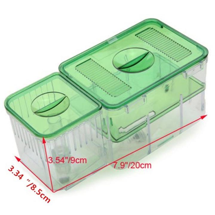 Pet Hatchery Isolation Mesh Box Fish Breeding Incubator Hanging Net ...