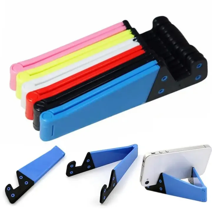 V-Shaped Universal Foldable Mobile Cell Phone Stand Holder For ...