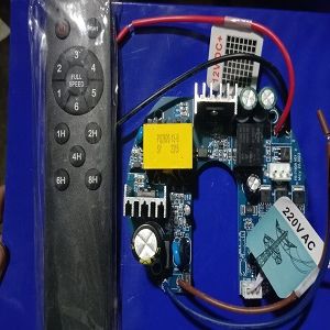 Universal Solar AC/DC 12V Ceiling Fan Circuit Kit BIG High Power Circuit Remote Smart Speed ...