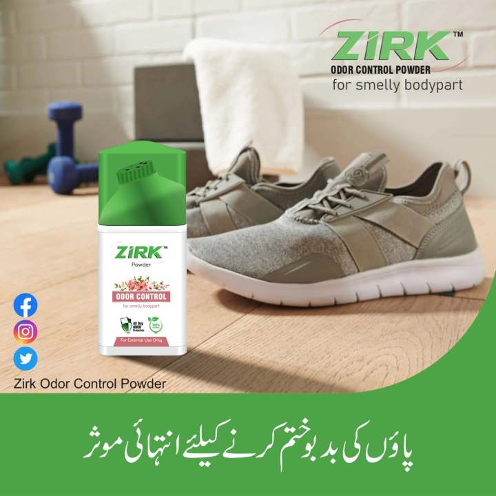 Zirk Odor Control Powder – Smelly Foot 🦶 Underarms - Plant-Based Foot ...