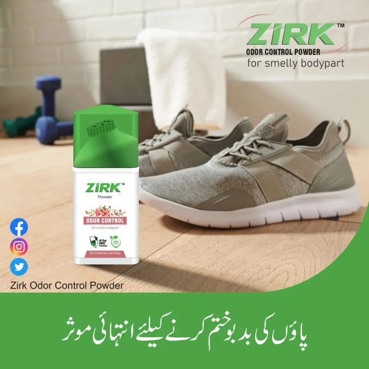 Zirk Odor Control Powder – Smelly Foot 🦶 Underarms - Plant-Based Foot ...