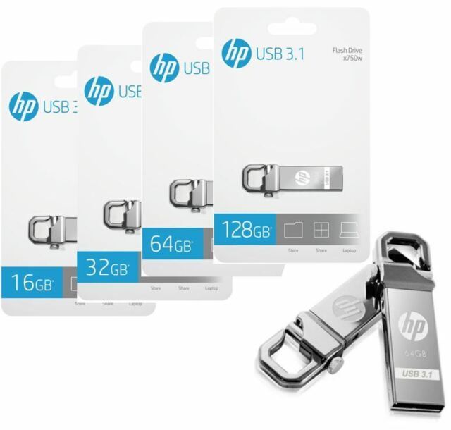 HP Flash Drive 128 GB 64 GB 32 GB USB Good Speed 3.0/2.0 Flash Memory ...