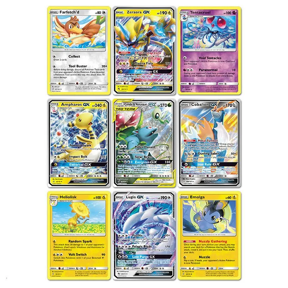 Random 20 cards English Pokemon Card TCG Evolutions Booster Box Trading ...