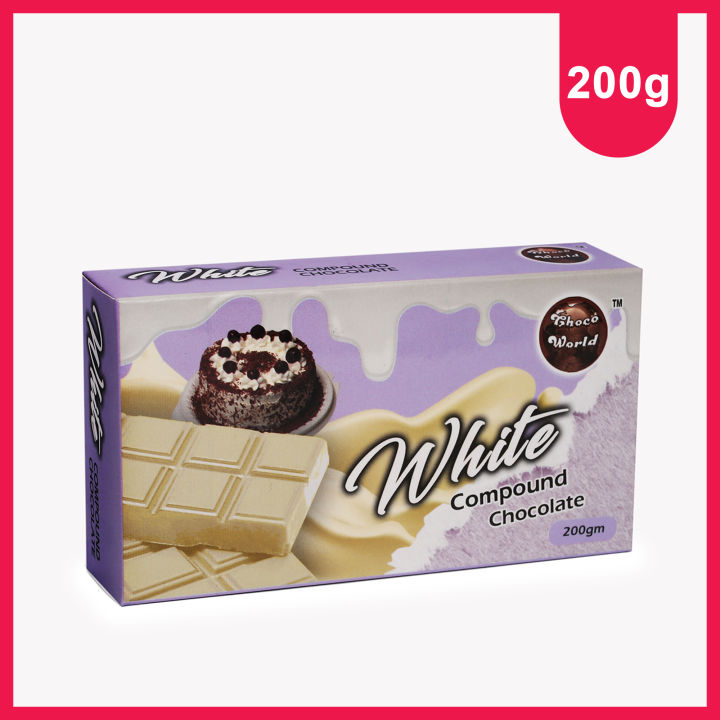 White Chocolate Slab – 200 Grams | Smooth & Sweet | Made in Pakistan by ...