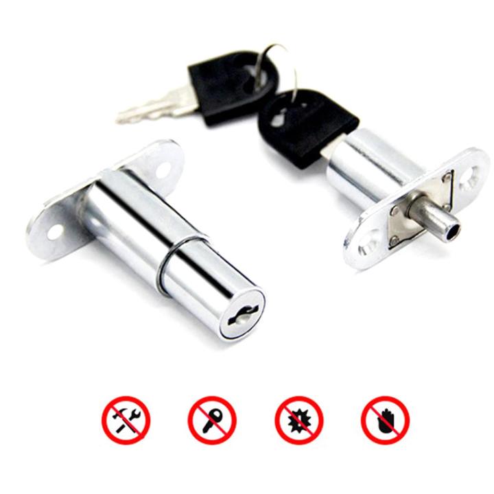 Drawer Push Lock Sliding Door Showcase Cupboard Cabinet Locks Window ...