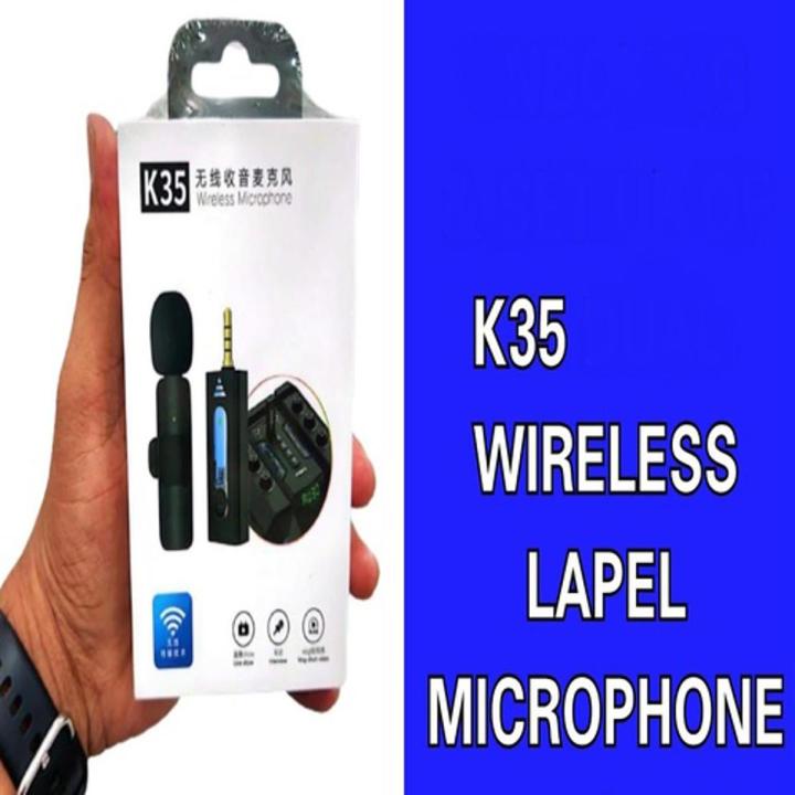 100% Original K35 Wireless Microphone 3.55mm Microphone For Mobile, DSLR Camera, Speaker, PC ...