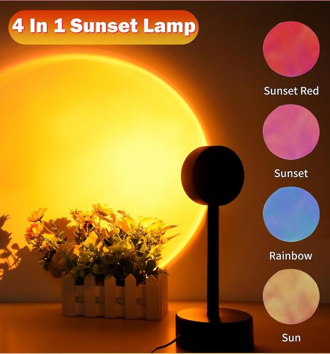 Lamps For Bed Room Sunset Lamp Sunset Light Atmospheric Light Party ...