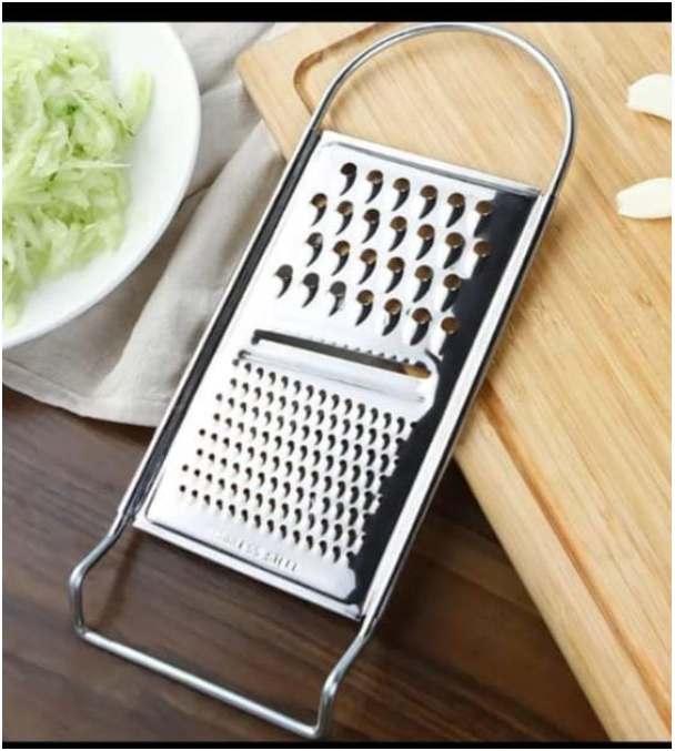 Premium 3 Way Stainless Steel Flat Grater Carrot ,Potato, Peeler Fruit ...