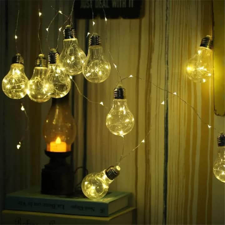 Bulb Shaped Fairylight/ Star Shaped Fairylight Plugged Fairylight/ Ball ...