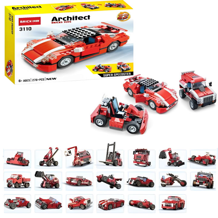 Children's Architect DIY Building Blocks Set, 23 in 1 Architect Series ...