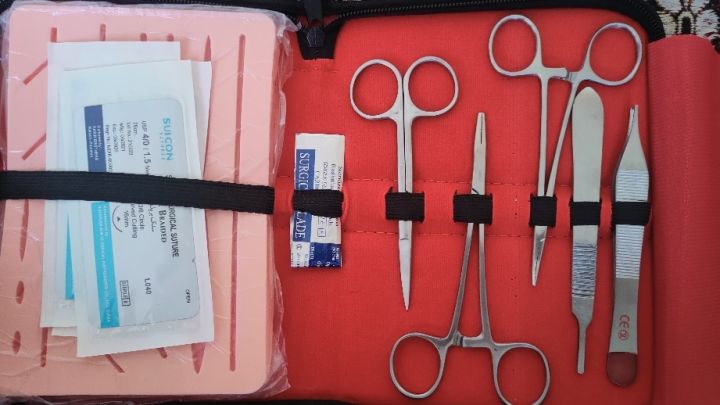 Teaching Suture Training Kit Skin Operate Suture Practice Model ...