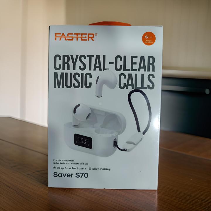 Faster S70 Wireless Bluetooth Earbuds – Best Sound Quality, suitable ...