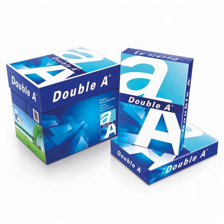 Double A - F4 Size Paper 80g - 5 Reams | Daraz.pk