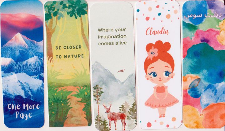 Bookmarks new design 5pcs bookmark pattern bookmark book reader ...