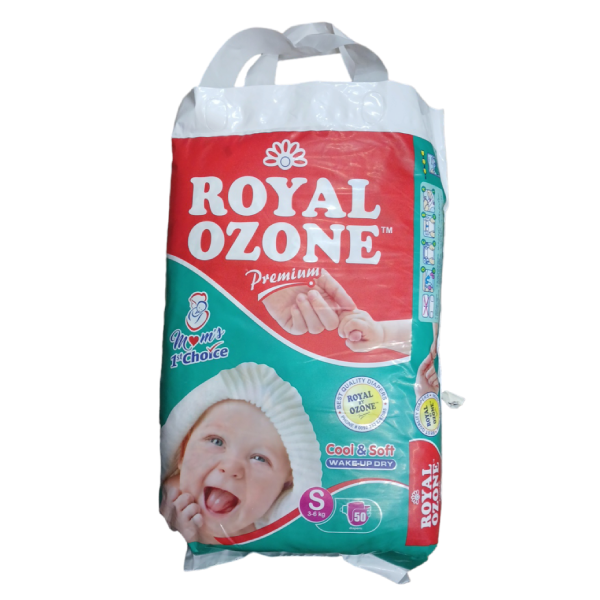 ROYAL OZONE BABY DIAPER SMALL SIZE [3 TO 6] KG 50 PCS. | Daraz.pk