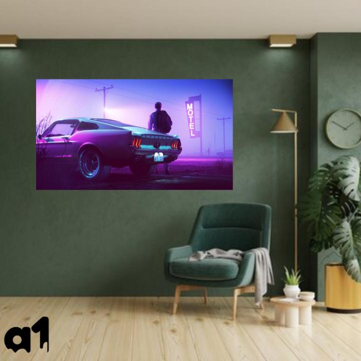 Ford Mustang Wall Poster | Daraz.pk