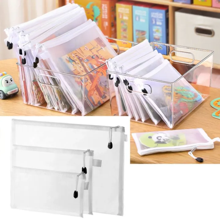 High Quality A4/A5/A6 Storage Pouch Zipper Mesh File Folders Pencil Bag ...