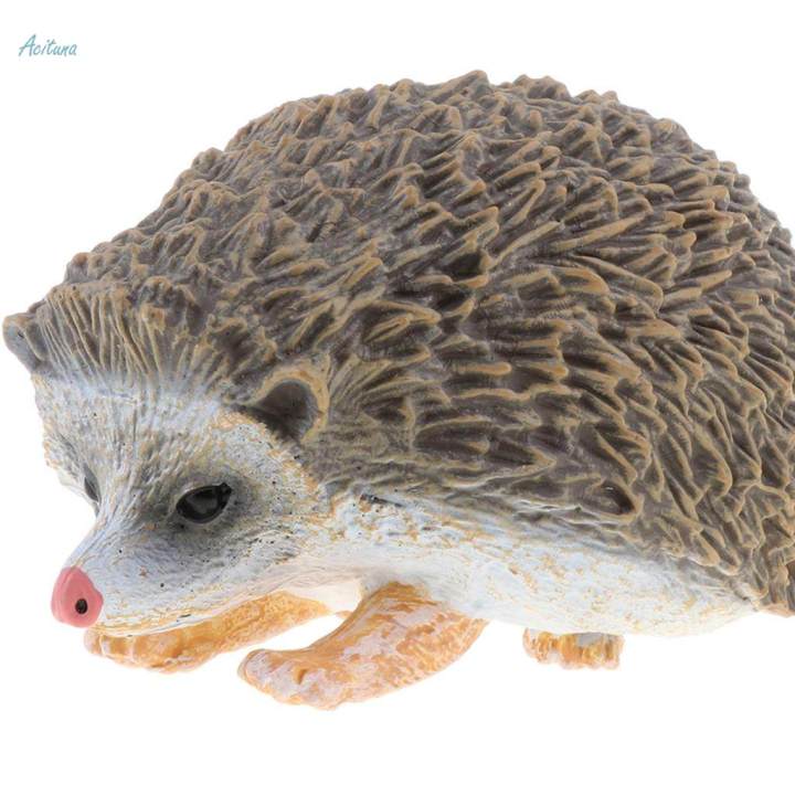 Plastic Solid Hedgehog Model Toy Animal Action Figure Kids Educational ...