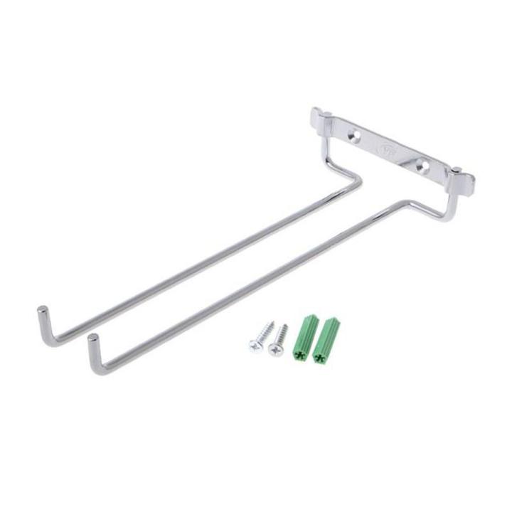 T3EC Unilateral Side Hanging Glass Holder Inverted Shelf Under Mounted ...