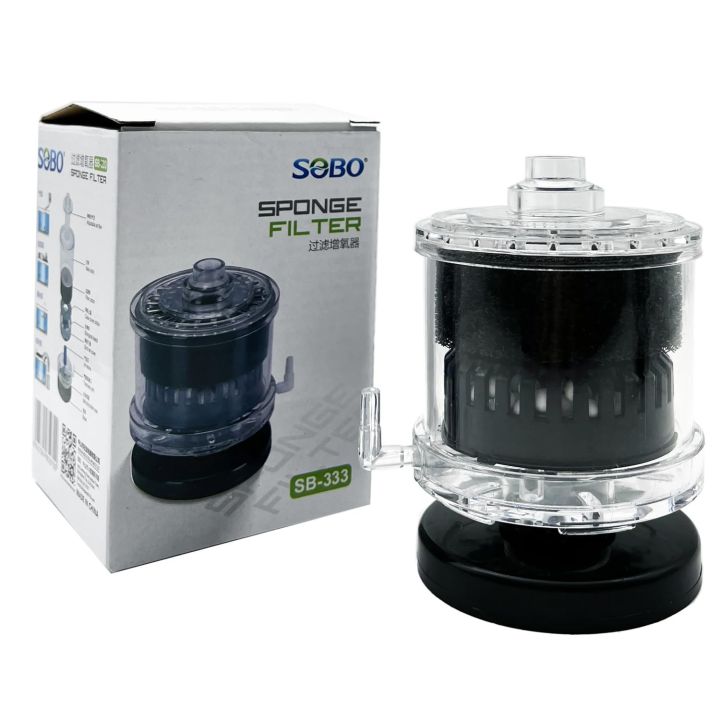 sponge filter sobo company for mini aquariums filteration model sb 333 ...