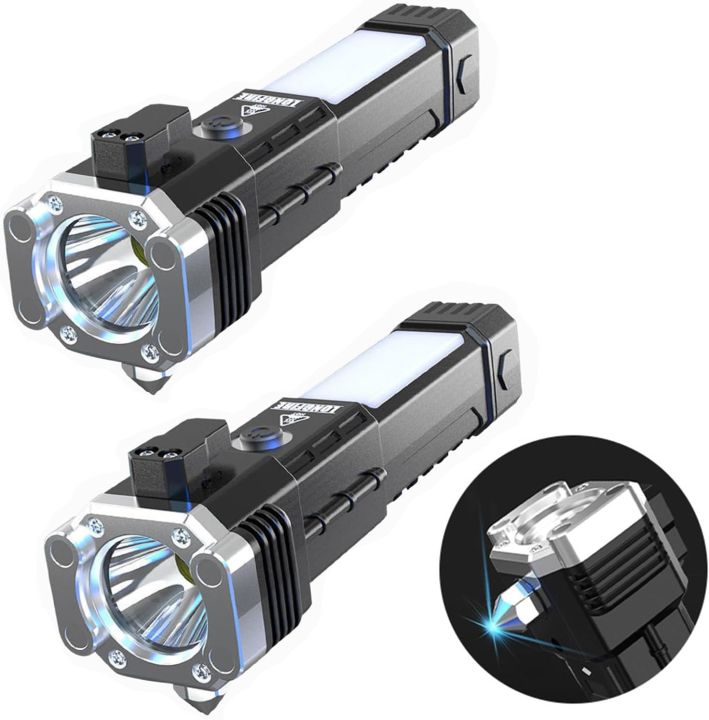 Torch Light,LED 3W Torch Light Rechargeable Torch Flashlight,Long ...