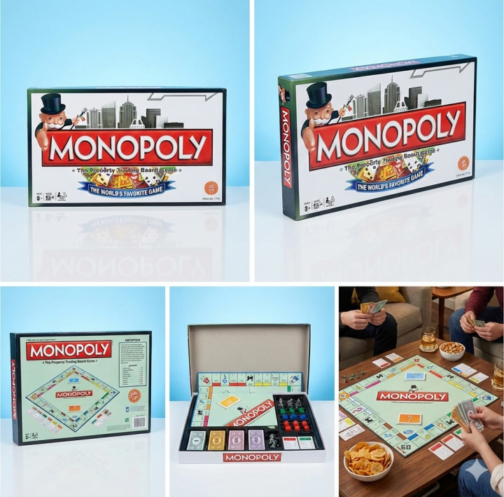 Classic Monopoly Board Game – The World’s Favorite Property Trading ...