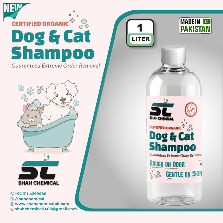 Organic Dogs, Cat and All Pets Shampoo - 1 litre | Daraz.pk