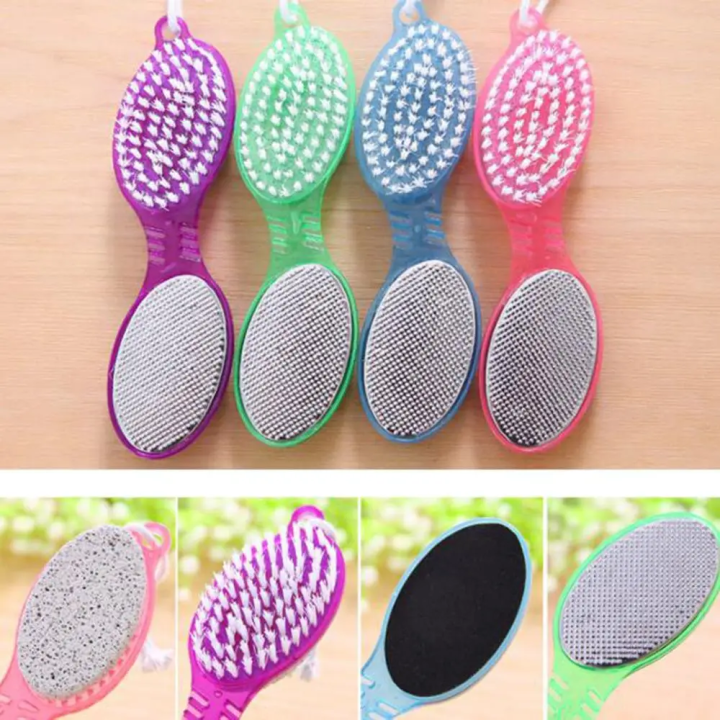 Pedicure Paddle Kit Tool Toe Nail Cleaning Brush Pumice Stone Sand ...