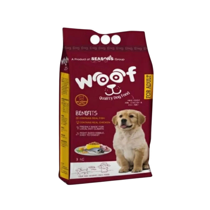 WOOF ADULT DOG FOOD 3KG | Daraz.pk