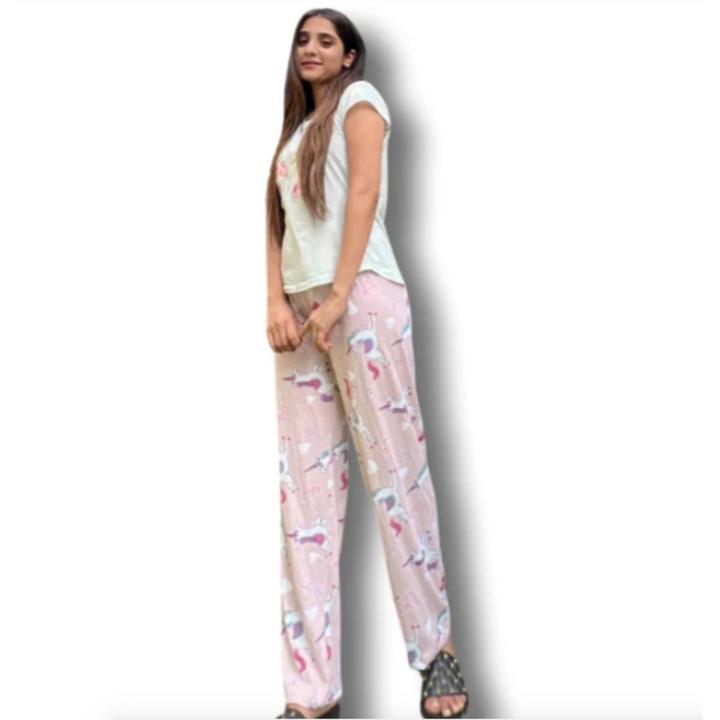 Pinky PJ's Unicorn Trouser For Her Espico Pink - Night Dress for Girls ...