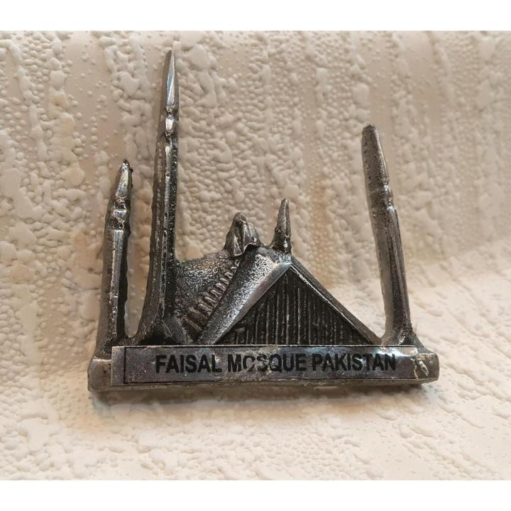 Fridge Magnets Metal Faisal mosque. Pakistani Monument . . Souvenirs ...