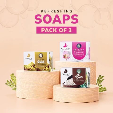 Cutish Pack Of 3 Whitening Soaps | Daraz.pk